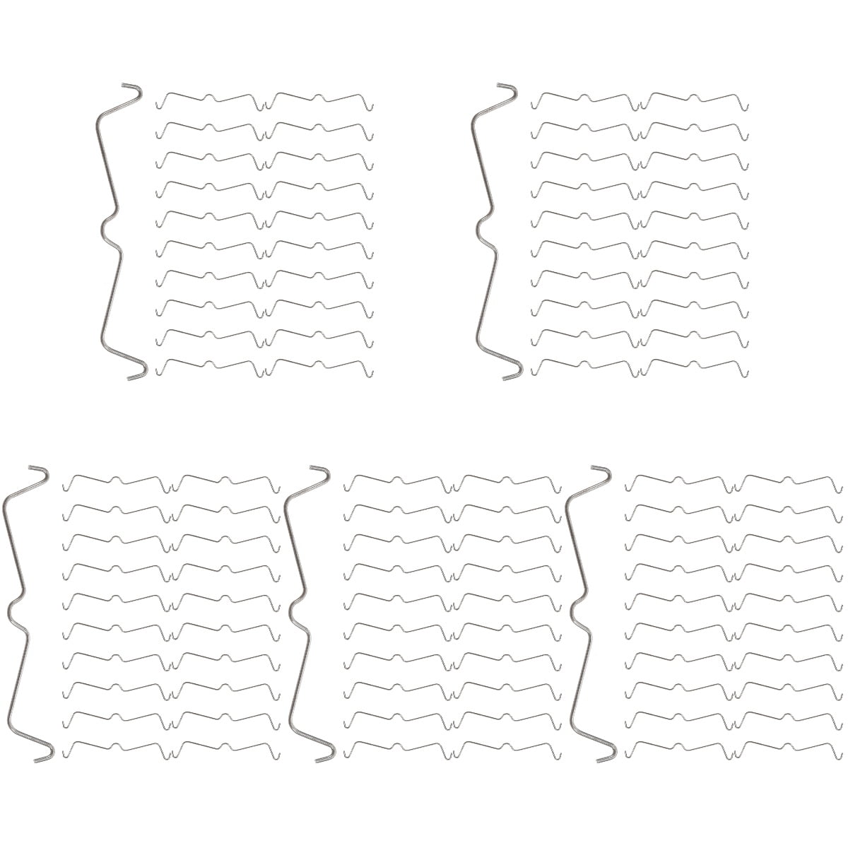 500 pcs Stainless Steel Peg Hook Locks Peg Hook Securing Clip Pegboard ...