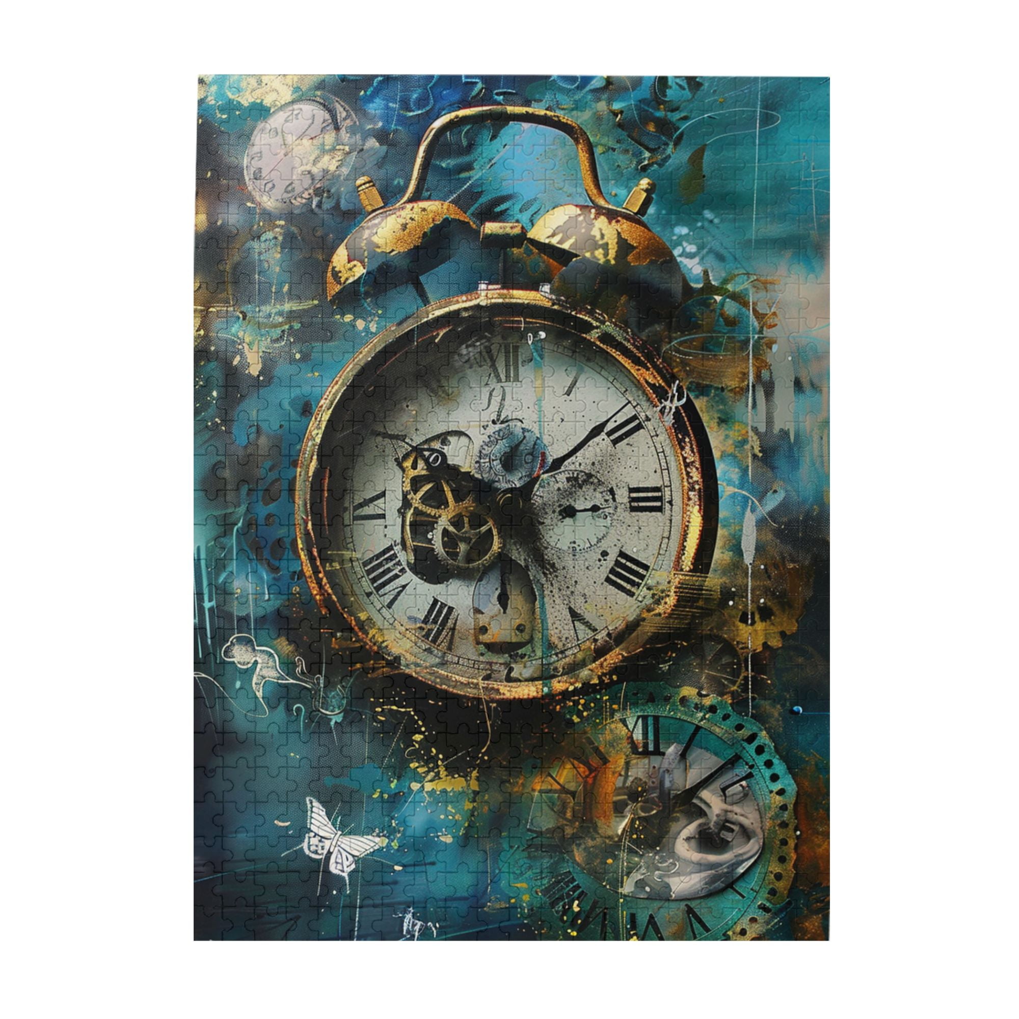 500 pcs Vintage alarm clock 500 piece puzzle for adults,Challenging ...