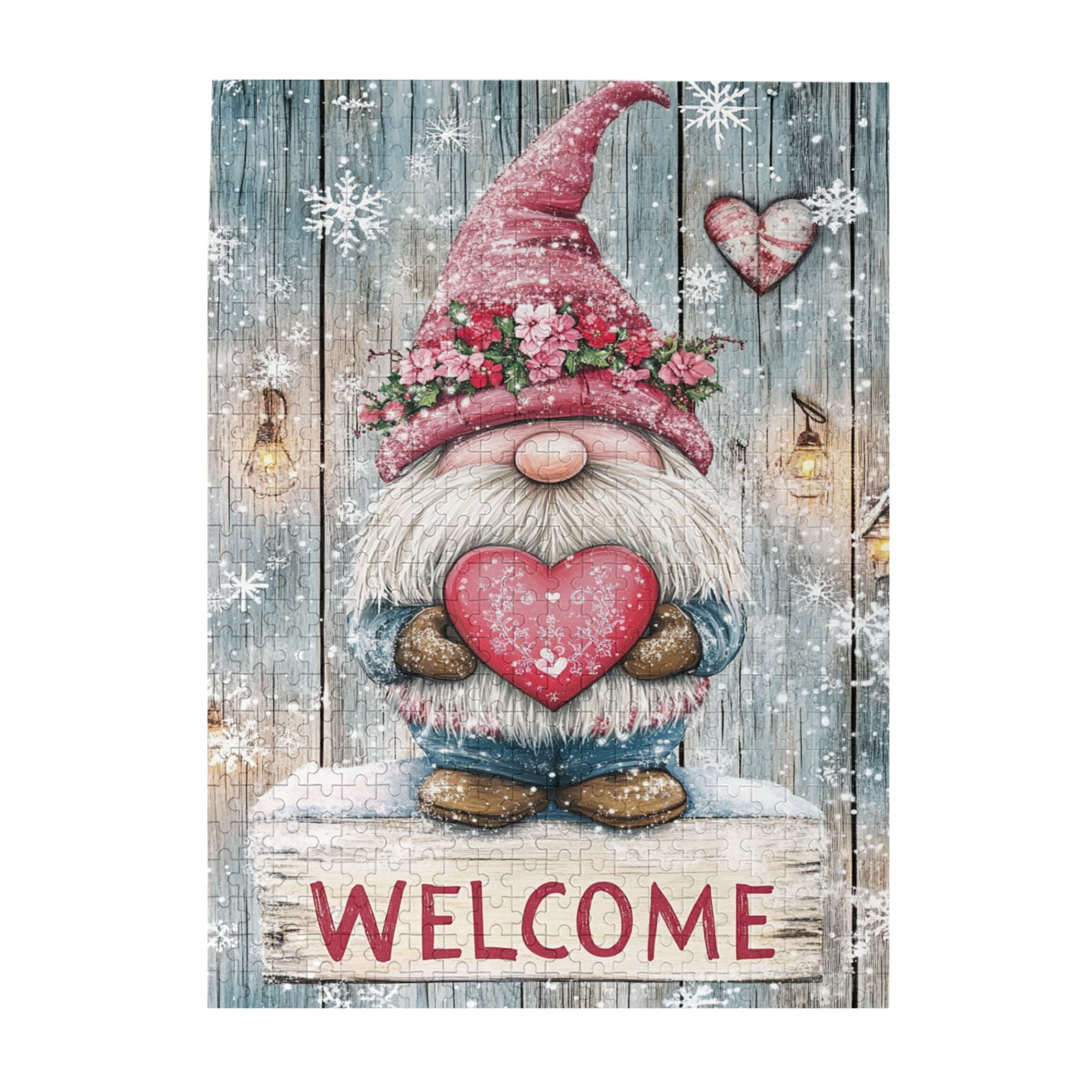 500 pcs Welcome Slogan Chic Dwarf Puzzles For Adults 500 Pieces,Unique ...