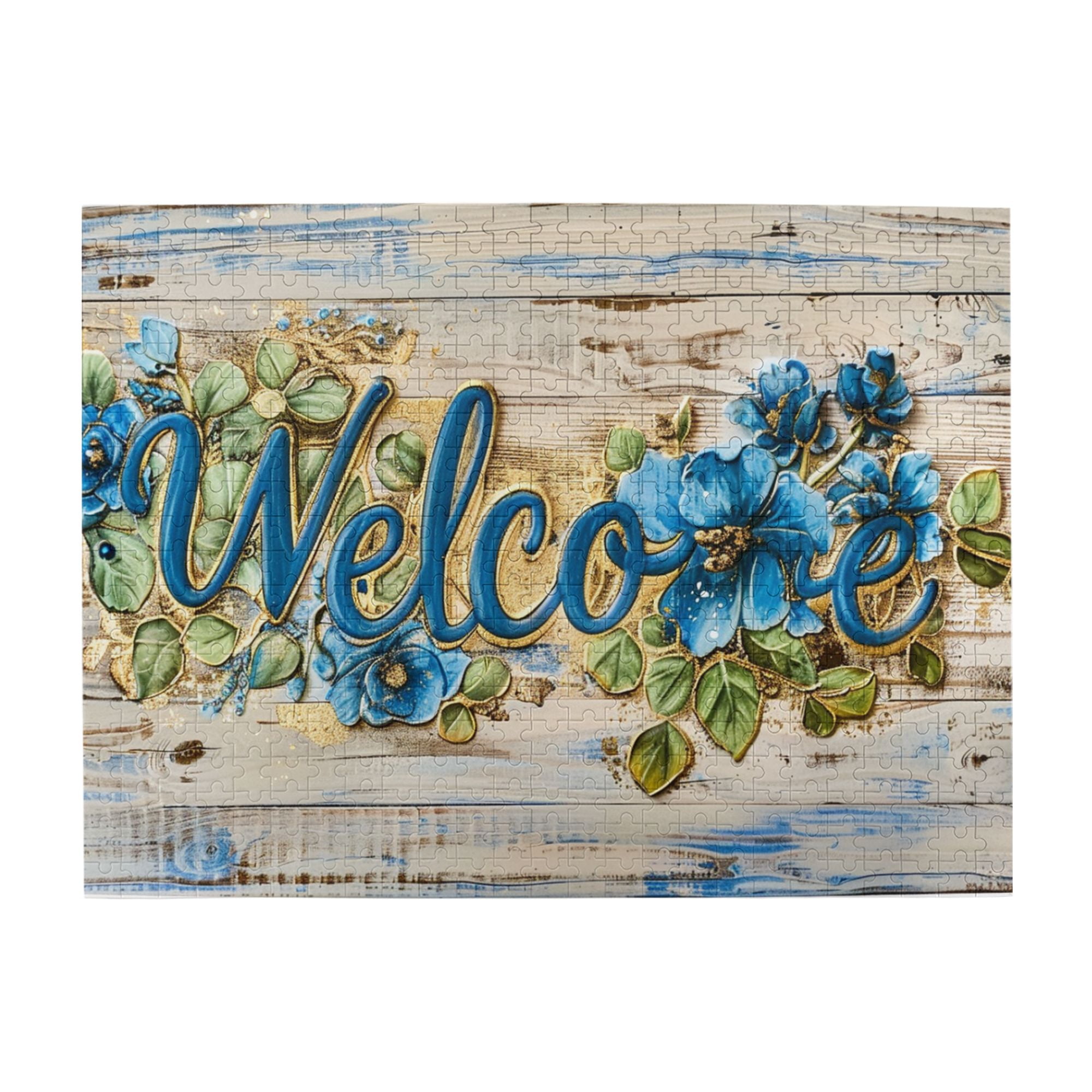 500 pcs Welcome Slogan Flower Plant puzzles for adults 500 pieces ...