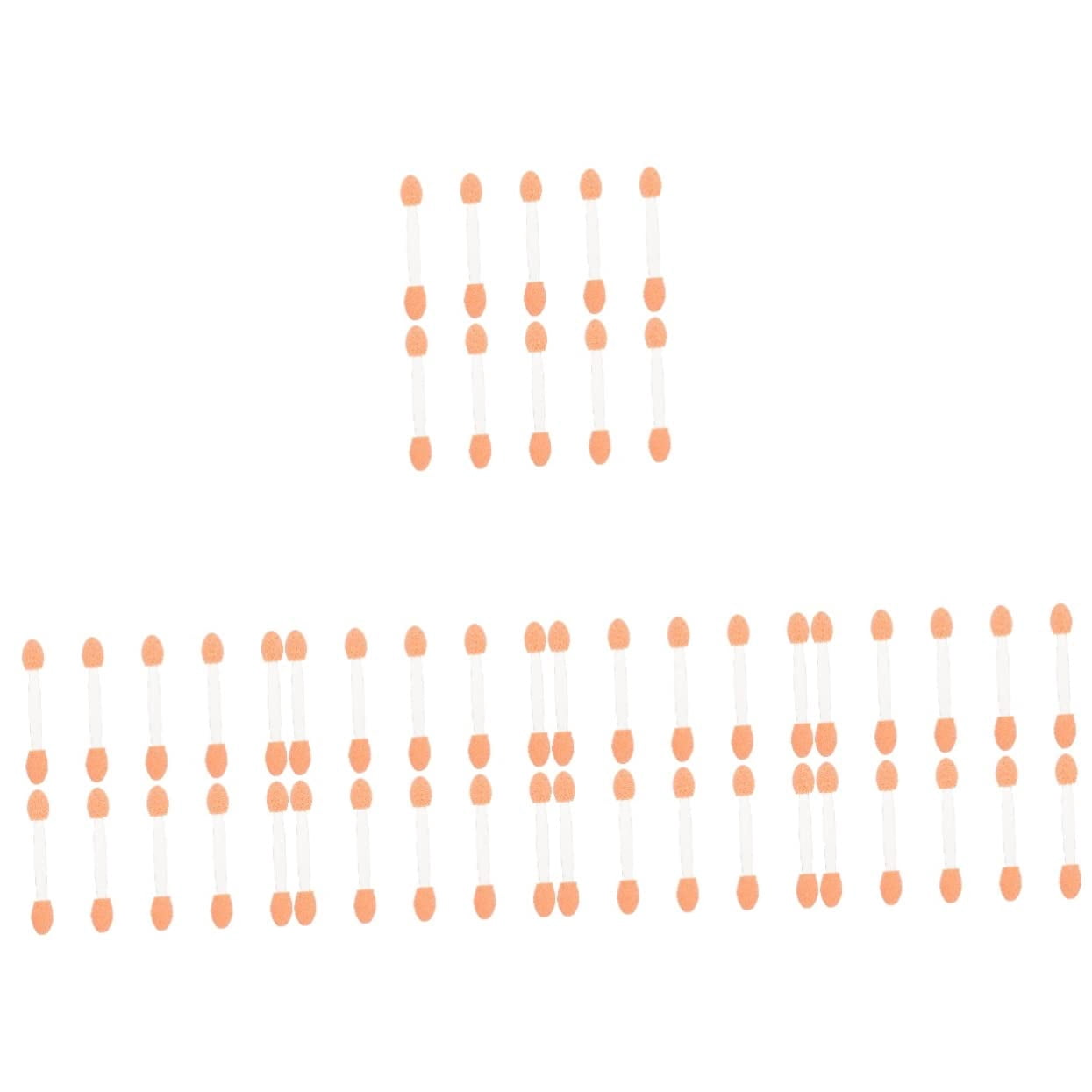 500 pcs double ended eyeshadow brush sponge eye brush double- sides eye ...