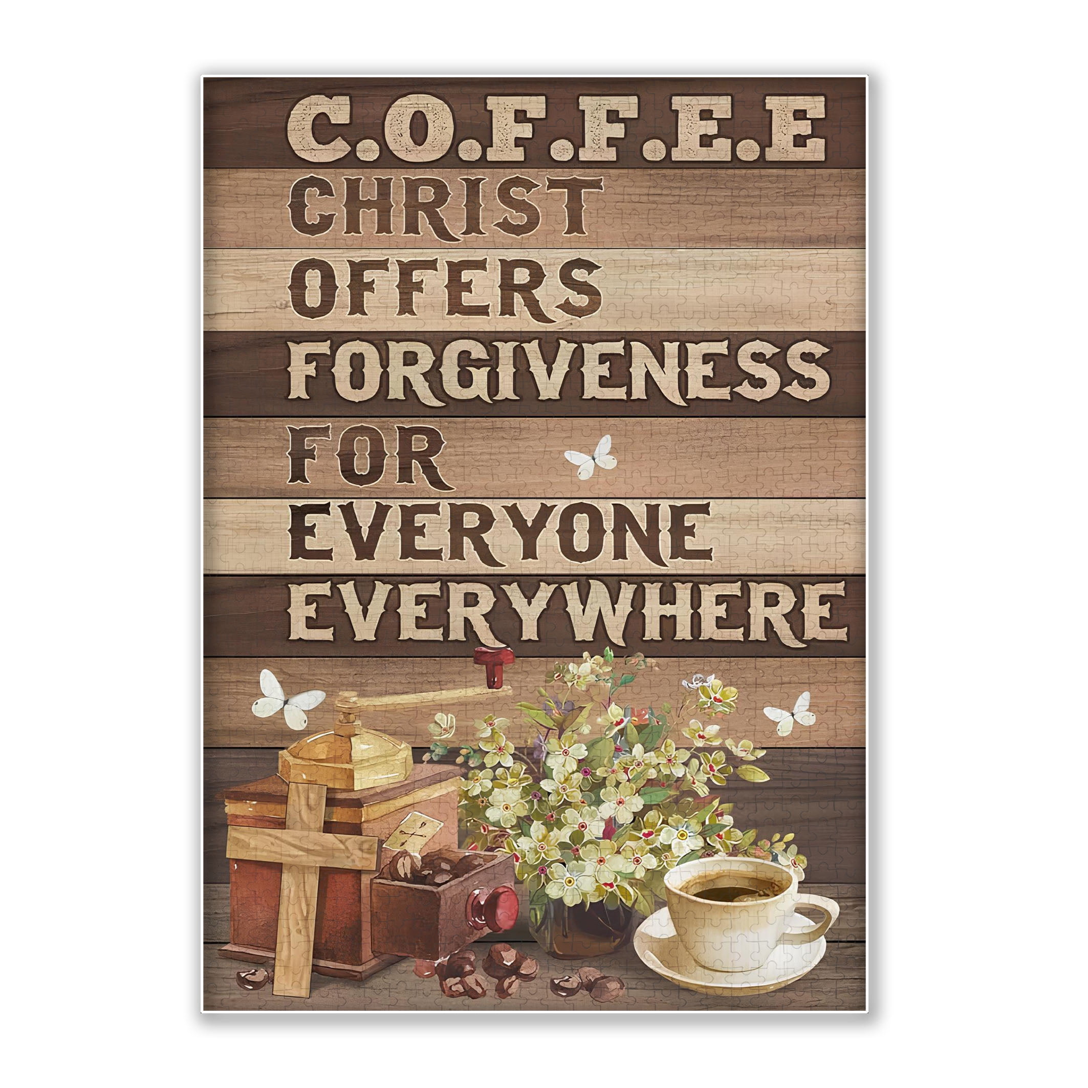 500-piece Coffee and Forgiveness - Classical Religion Adult Wooden ...