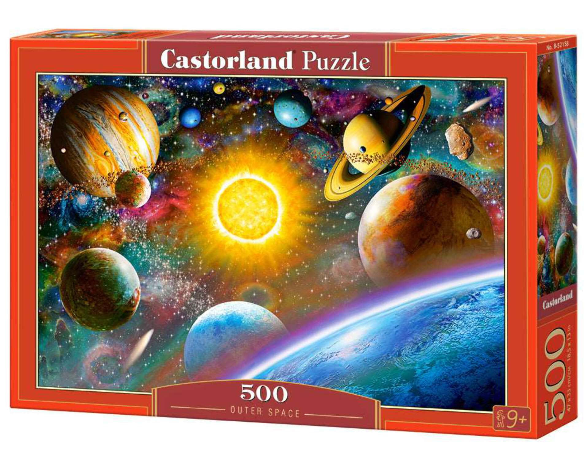 500 piece Jigsaw Puzzle, Outer Space, Solar System Puzzle with Comets ...