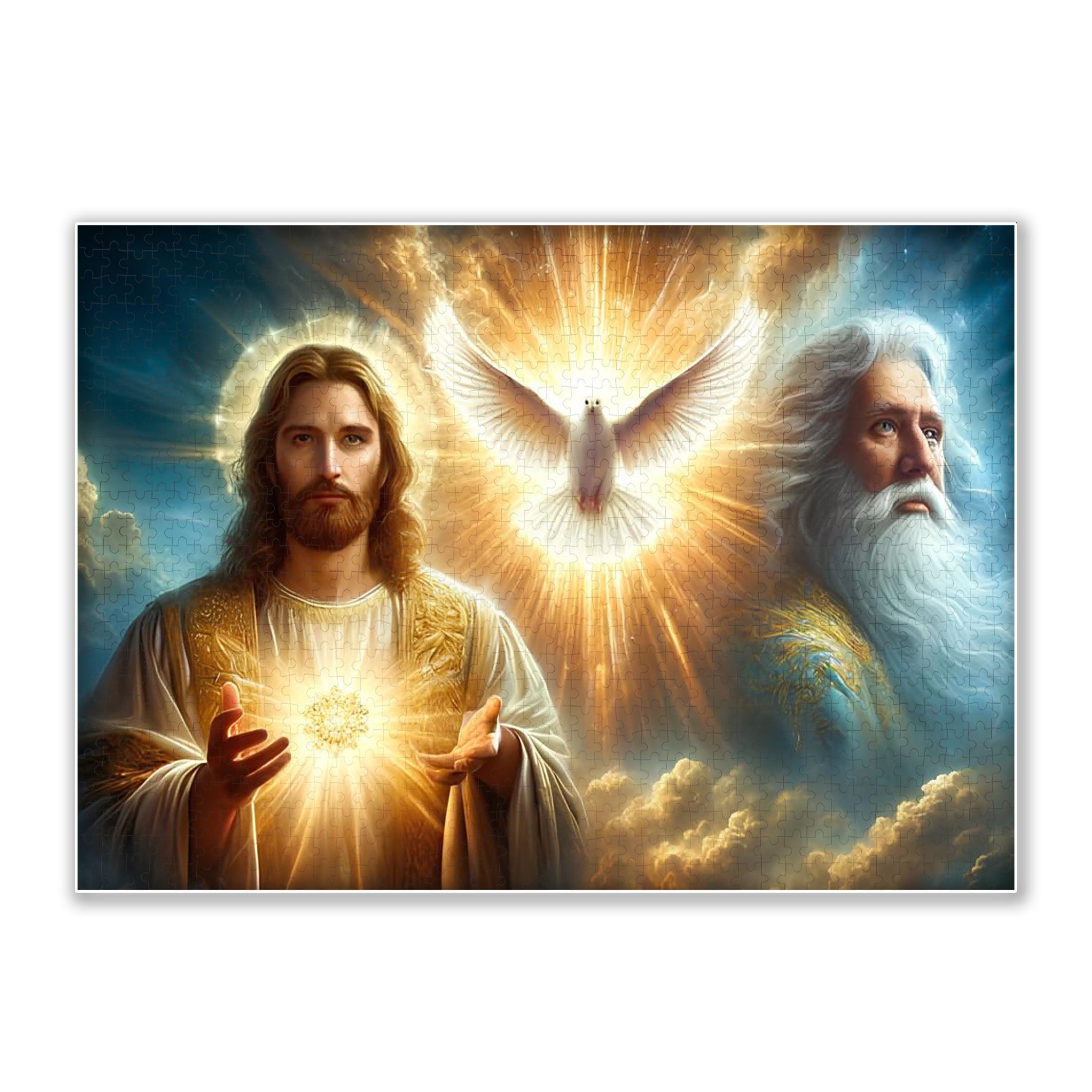 500-piece Trinity Faith - Light and Holy Spirit Dove Adult Wooden ...
