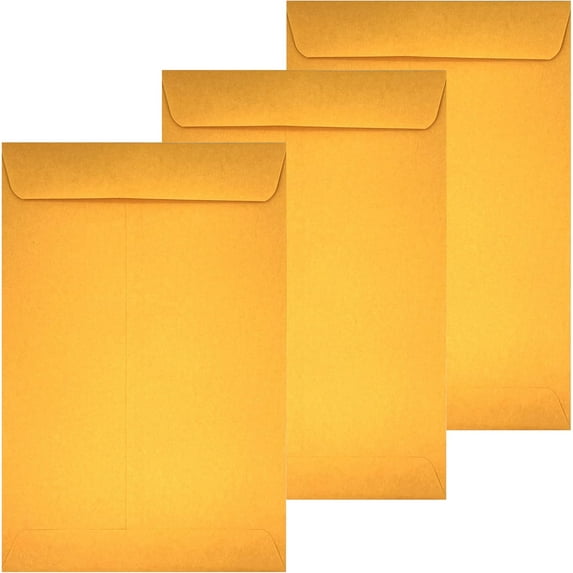 500 s 6 x 9 Catalog Envelopes (Open End), Sturdy 24lb. Paper, Strong ...