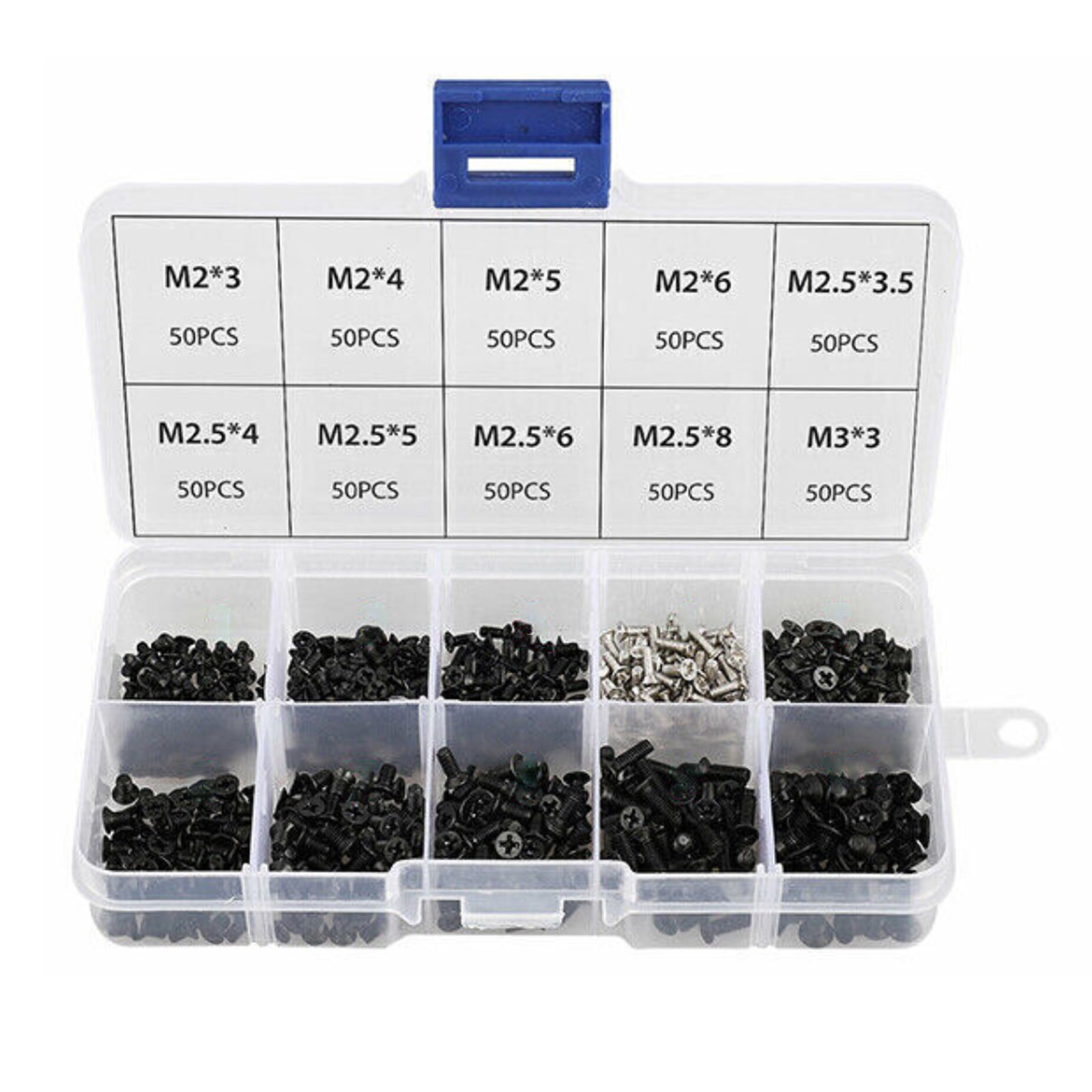 500 x Laptop Screws with Plastic Box, Laptop Computer Screws for Laptop ...