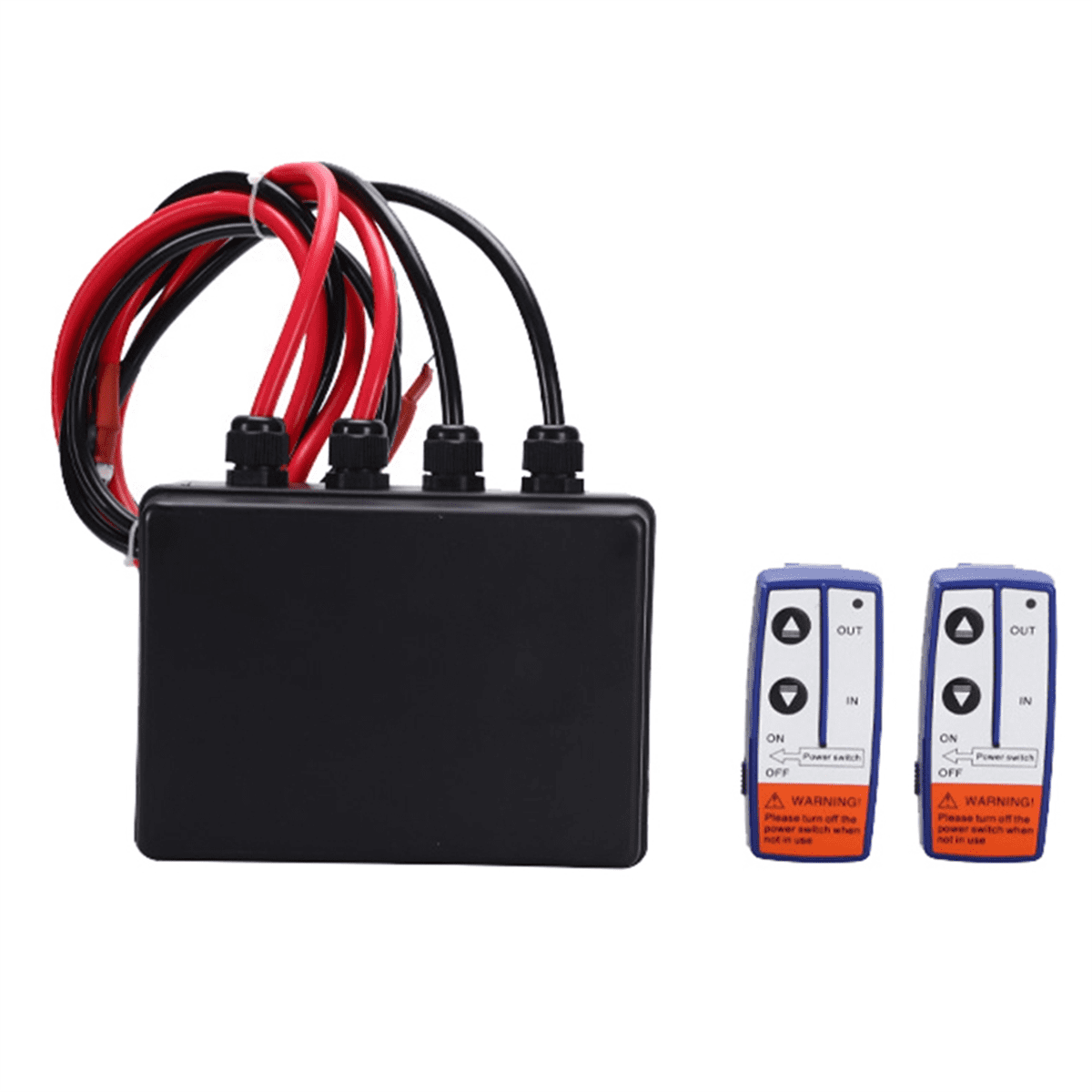 5000 Lbs Electric Winch Control Box Wireless Remote Control 250A Truck ...