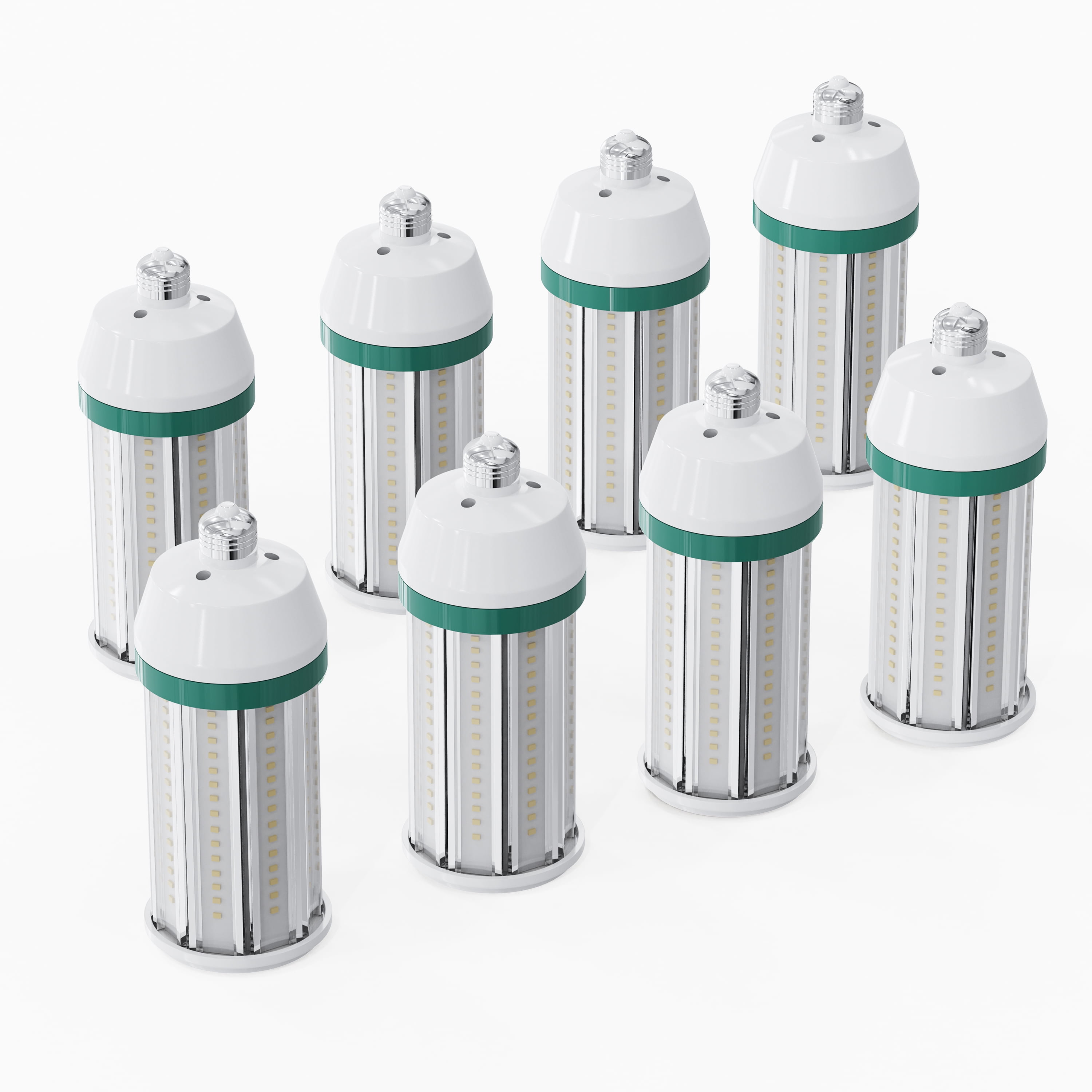 5000 Lumen LED Corn Light Bulb Pack of 8, Pinegreen Lighting 42W (300W ...