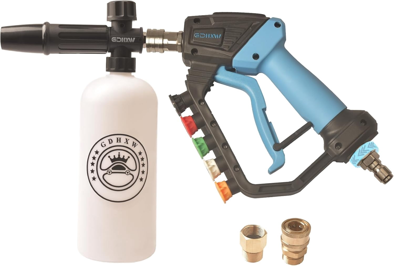 5000 PSI High Power Pressure Washer Gun with Swivel,with Foam Cannon 2 ...