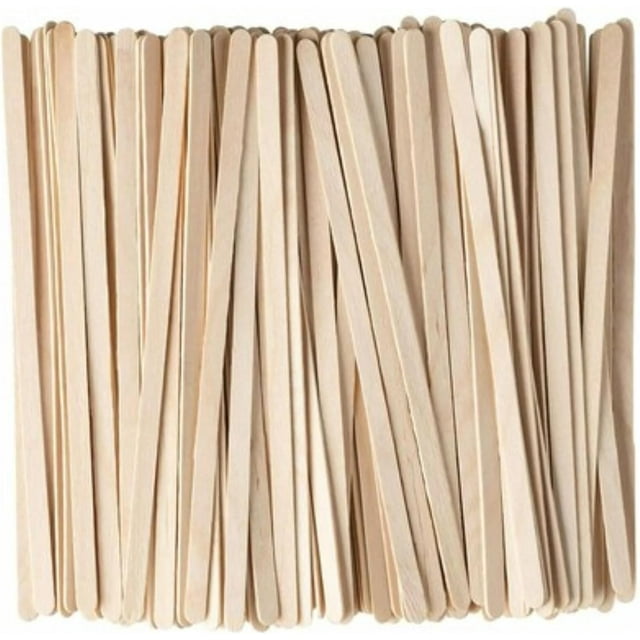5000 Pack Wooden Coffee Stirrers — 7" Birch Eco-Friendly Disposable ...