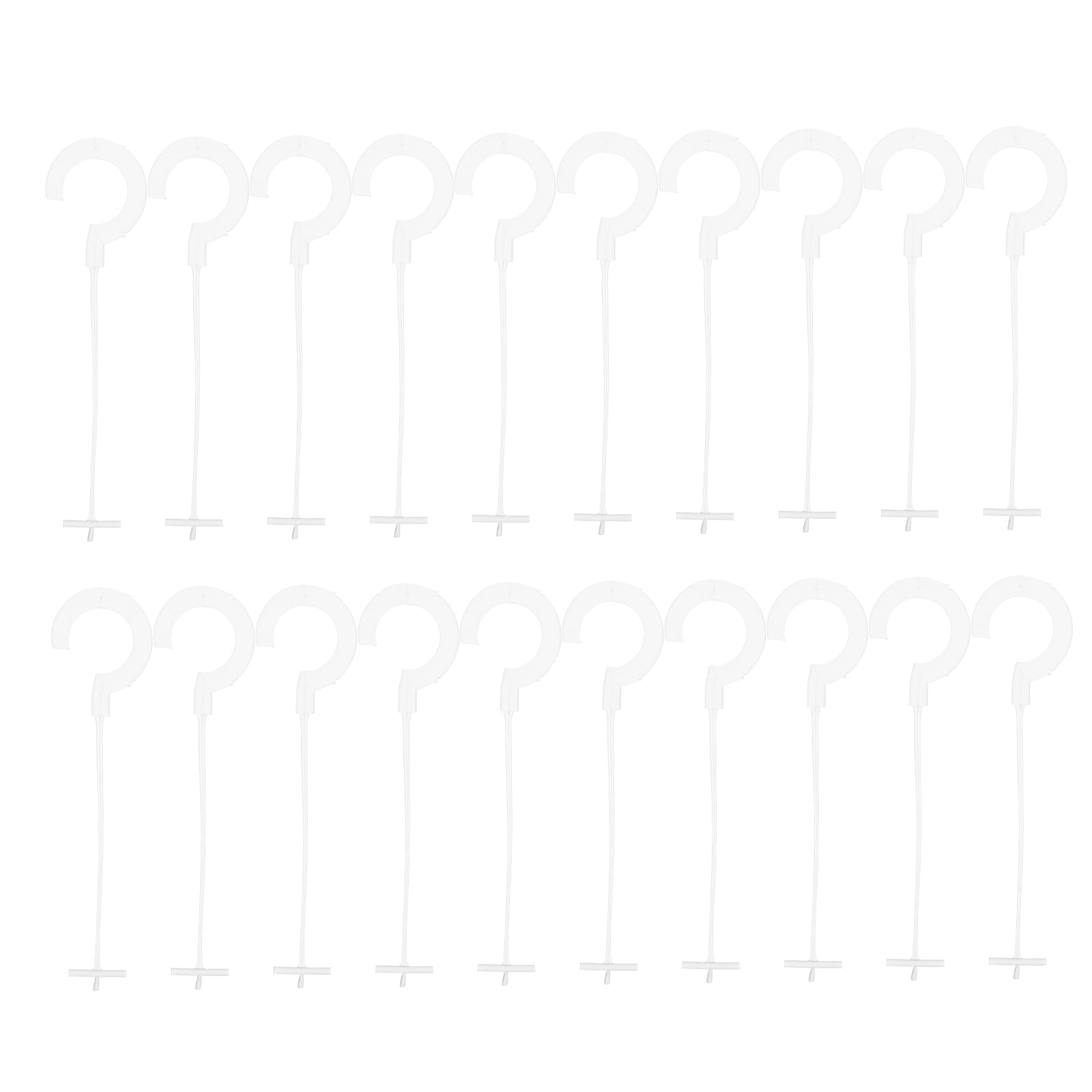 5000 Pcs Tagging Fasteners J Hook Question Mark Glue Needle - Walmart.com