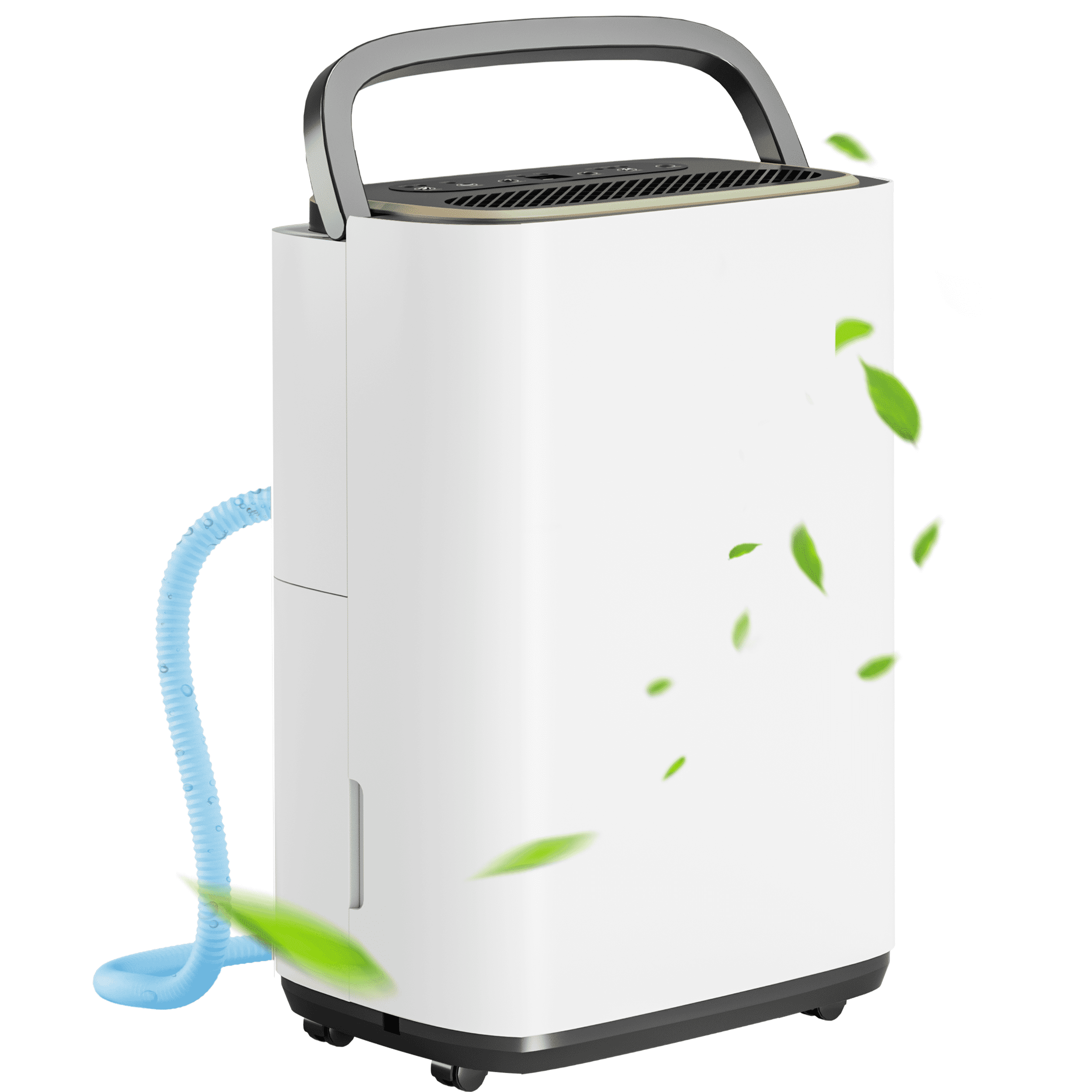 5000 Sq. Ft. Dehumidifier, Dehumidify/Dry/Feed Air Mode, Intelligent ...