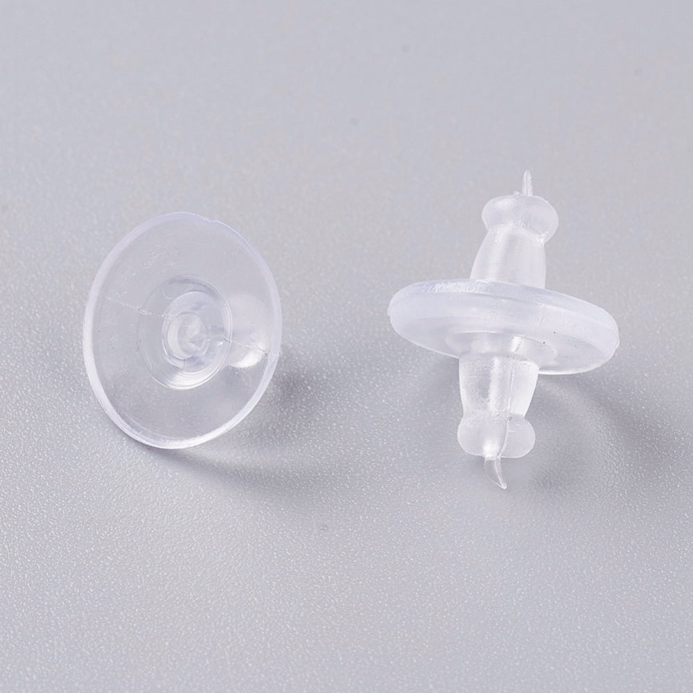 5000 pc Plastic Ear Nuts Bullet Clutch Earring Backs with Pad for ...