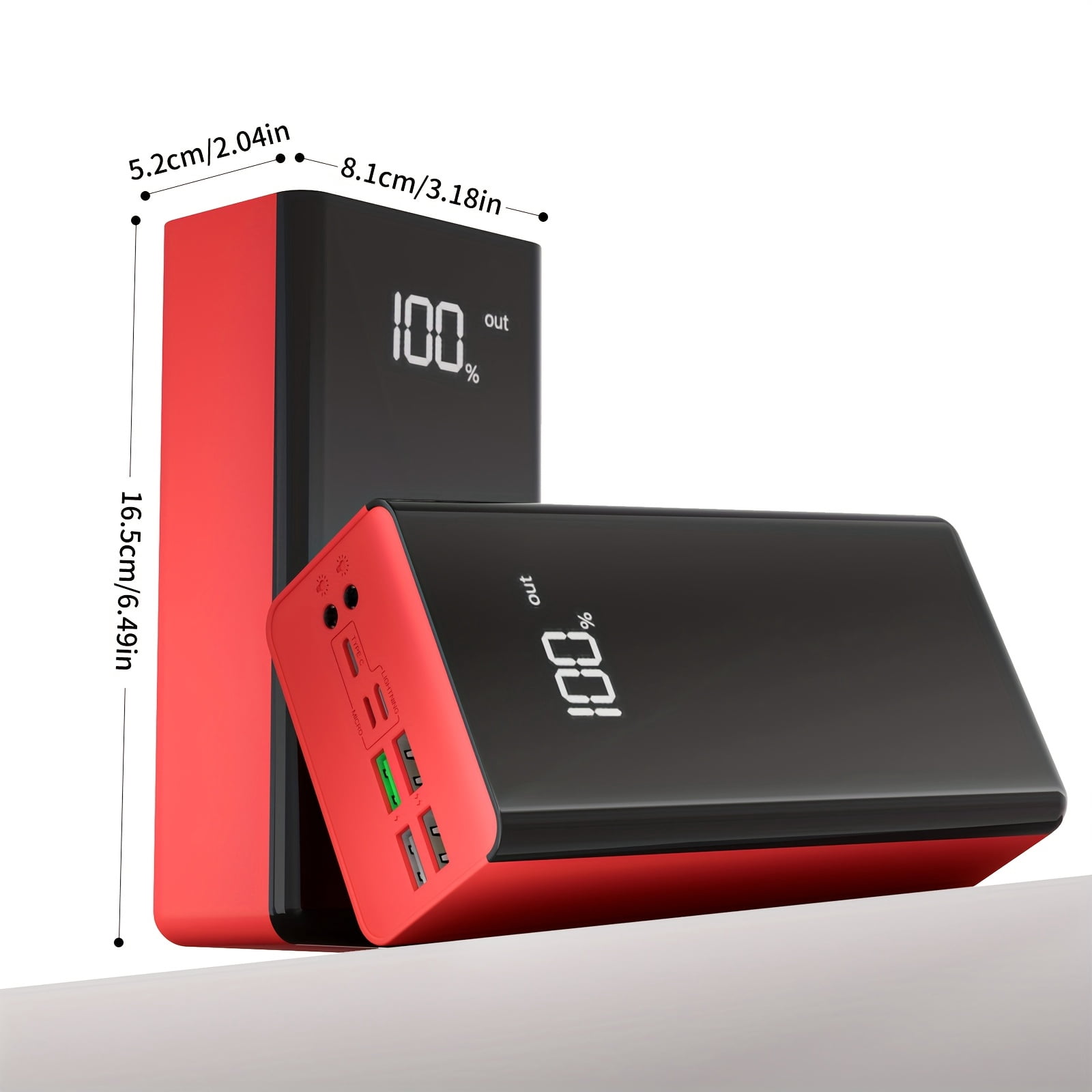 50000/80000/100000mAh Power Bank, 22.5W Fast Charging, 7 Ports ...