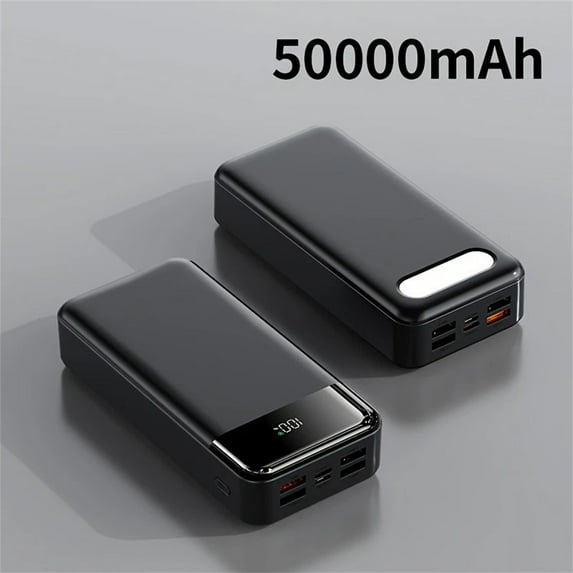 50000mAh Large Capacity Power Bank Battery Pack, 22.5W Fast Charging ...