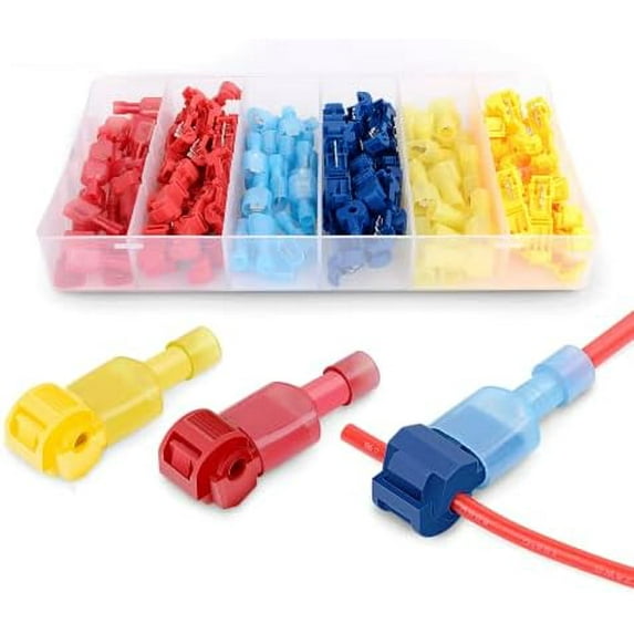 - 50004R 120 count/60 Pairs Quick Splice Wire Terminals T-Tap Self ...