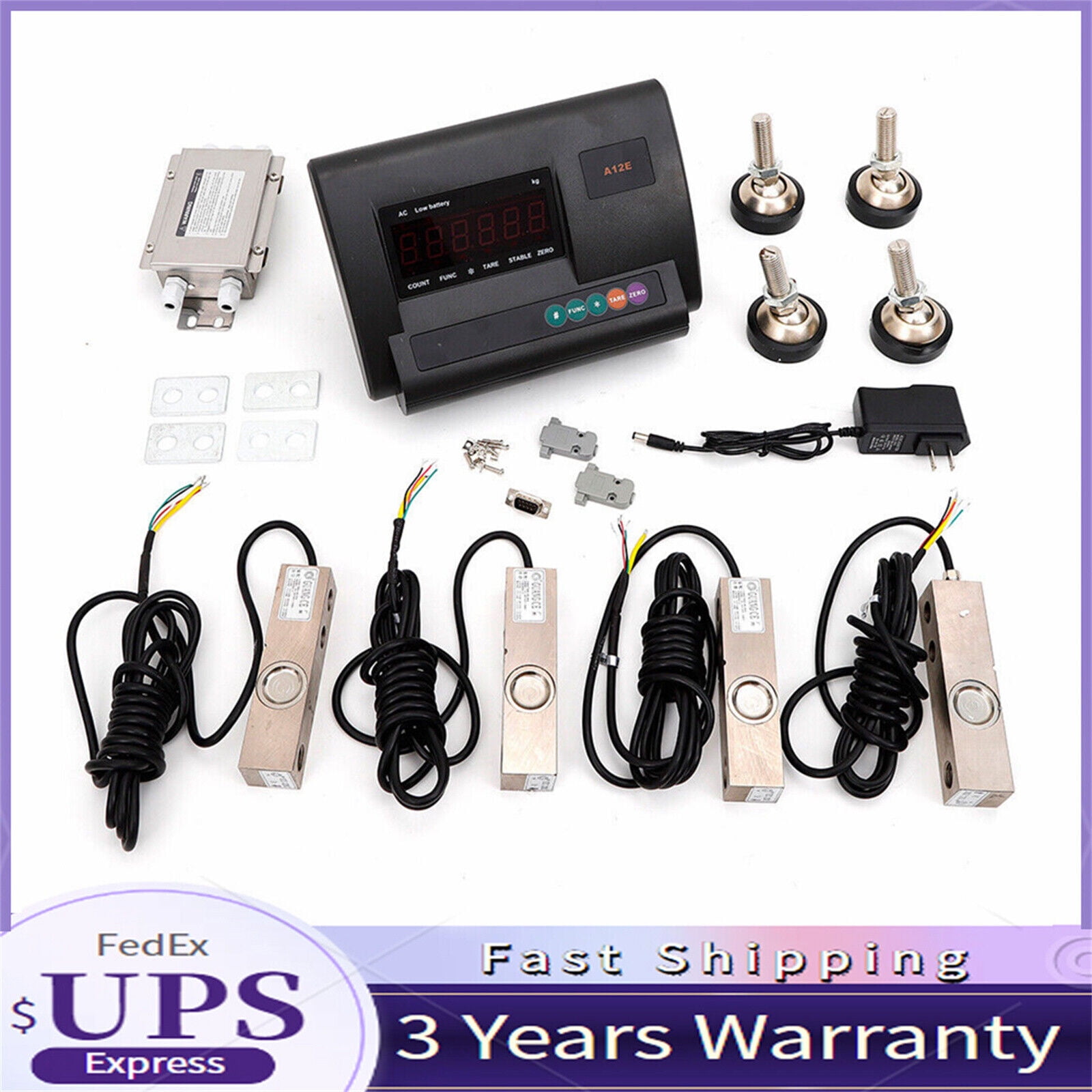 5000Lb Load Cell Scale Kit PlatFitm Livestock Cattle Chute Floor High Precision - Walmart.com