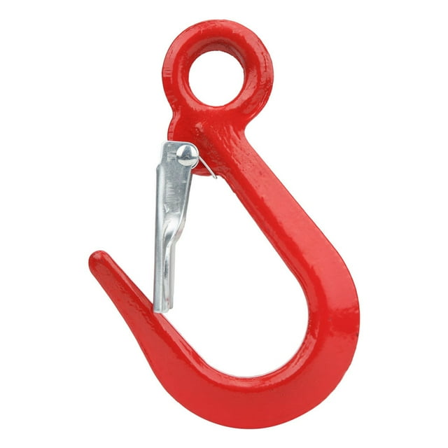 5000Lbs Lifting Hook with Latch Alloy Steel Crane Hoist Rigging Hook ...