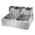 5000W 12L Dual Tanks Electric Deep Fryer Professional Tabletop ...