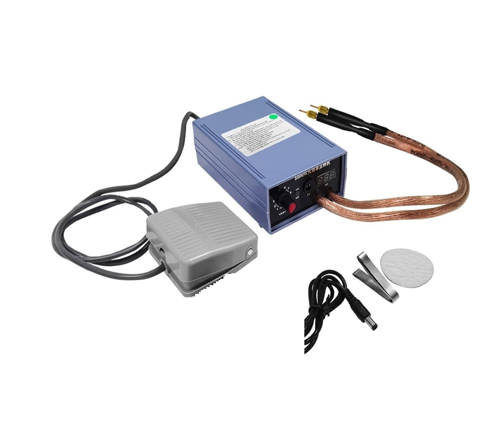 5000W Mini Spot Welder Machine DIY Kit 18650 Battery Pack Welding Tools ...