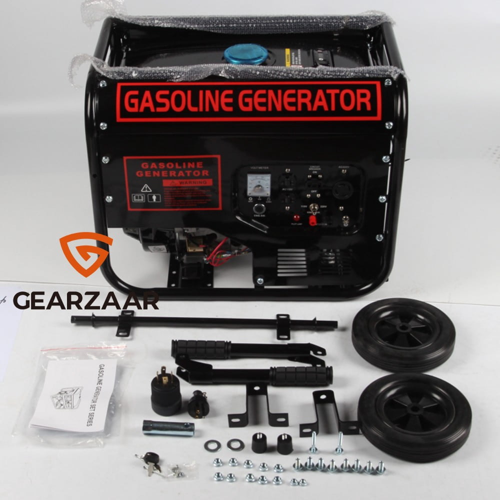 5000W Portable Inverter Generator Gas Powered Quiet-for Home Backup ...