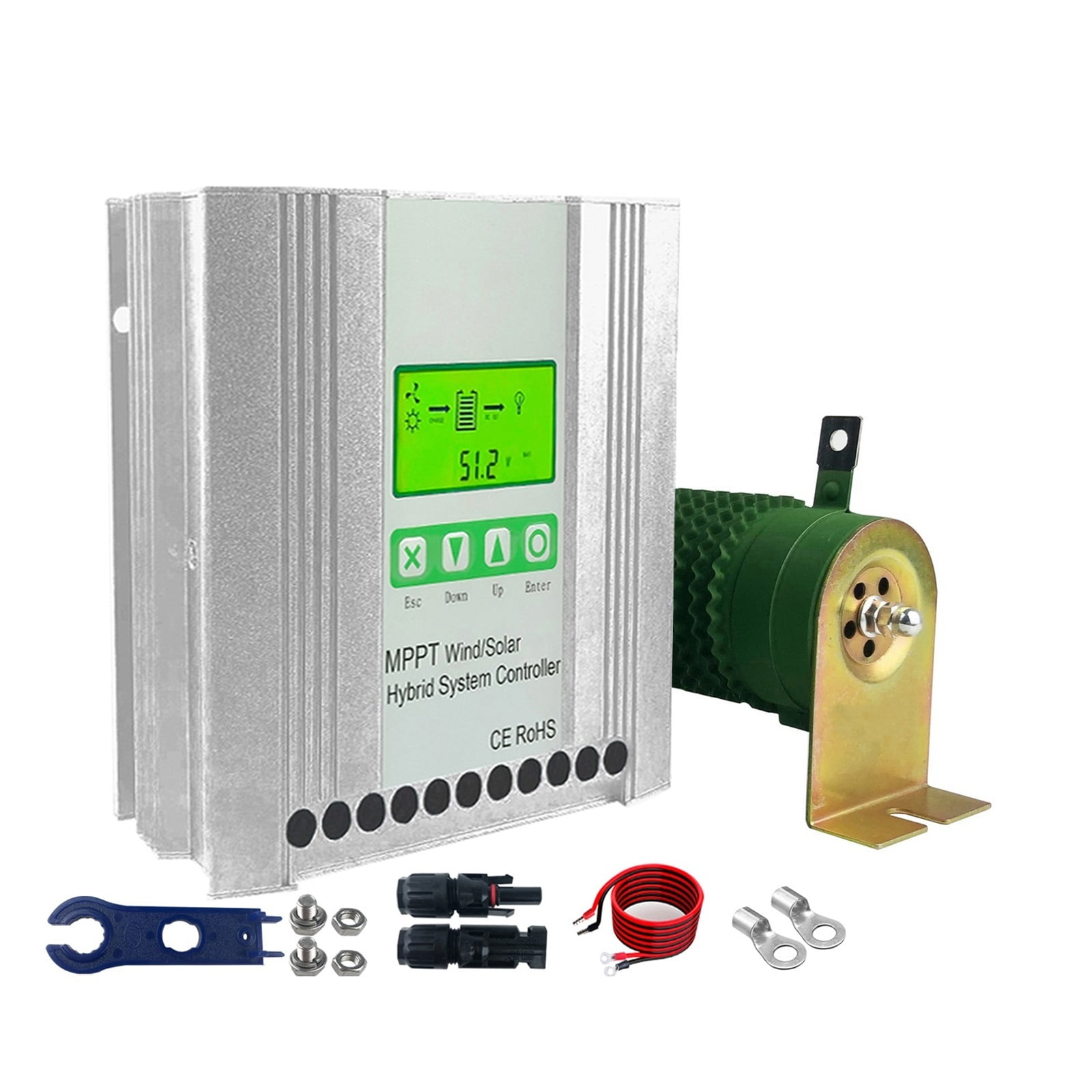 5000W Wind Solar Hybrid Charge Controller with Equalizer, 12V 24V 48V ...