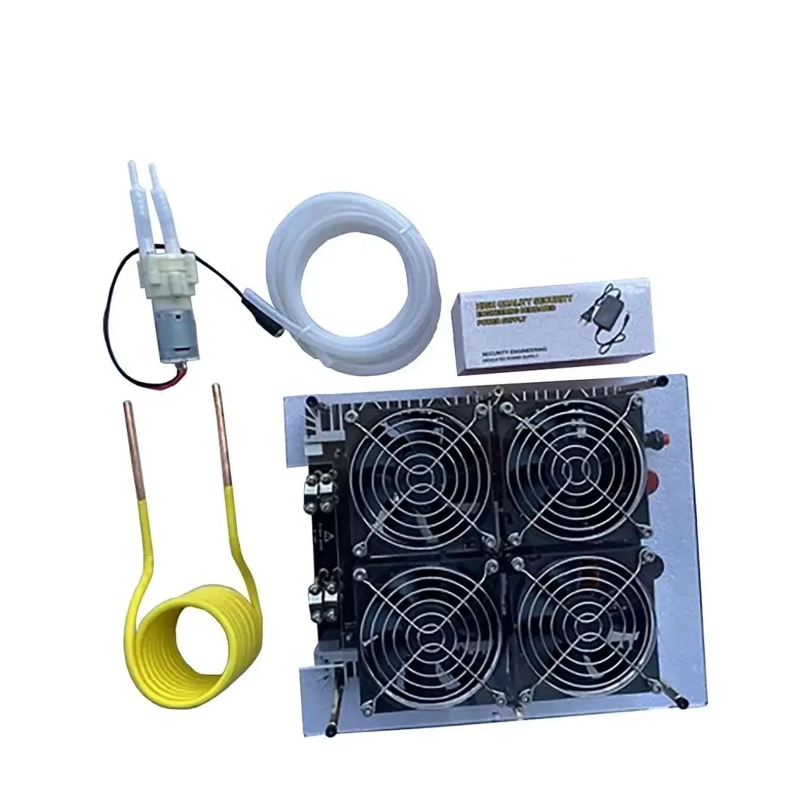 5000W ZVS Induction Heater Induction Heating PCB Board Heating Machine Melted Metal + Coil+Pump ...