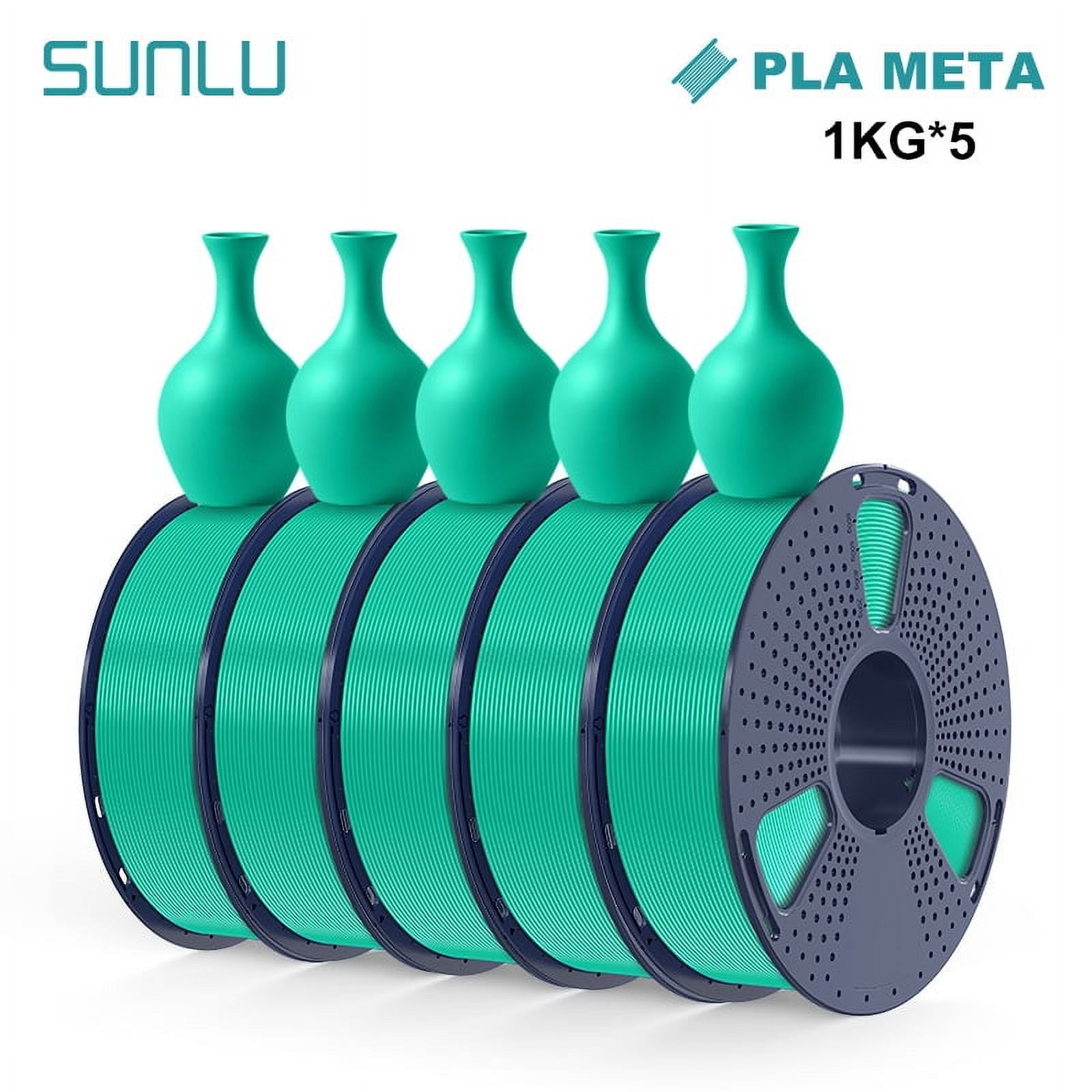 Filament PLA Meta 1.75mm, SUNLU 3D Printer Filament Bundle, PLA Meta ...