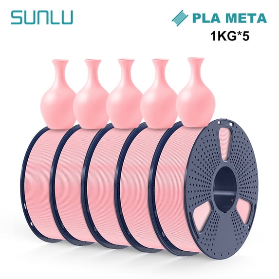 3D Printer Filament PLA 1.75mm Bundle, SUNLU PLA Meta Filament, Highly ...