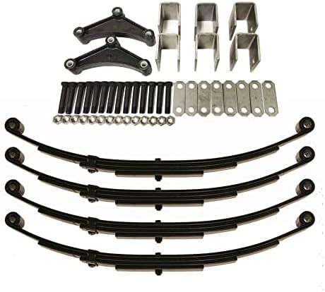 5000lbs 5K Tandem Trailer Axle Suspension Kit 2500 lbs Leaf Springs ...