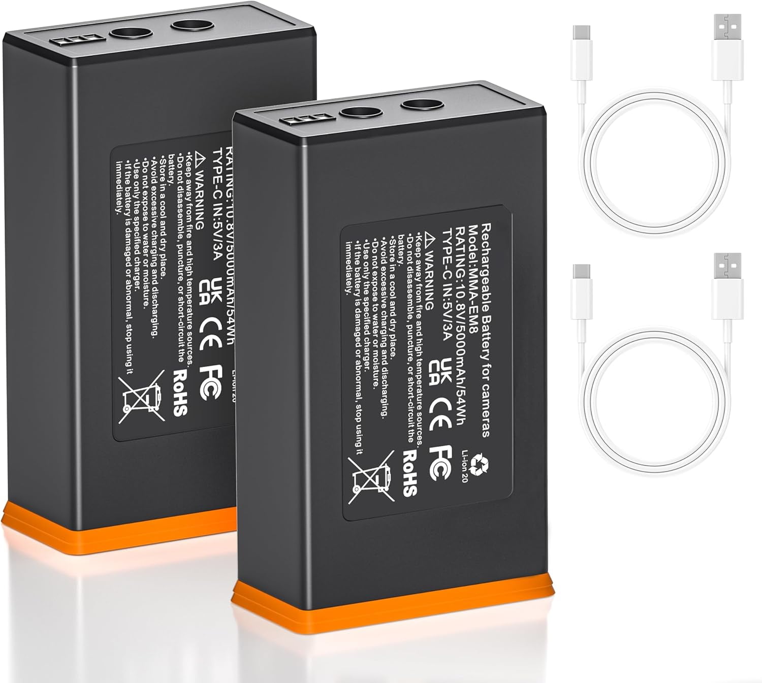 5000mAh Replacement for Power Mag Edge Battery Pack Compatible with ...