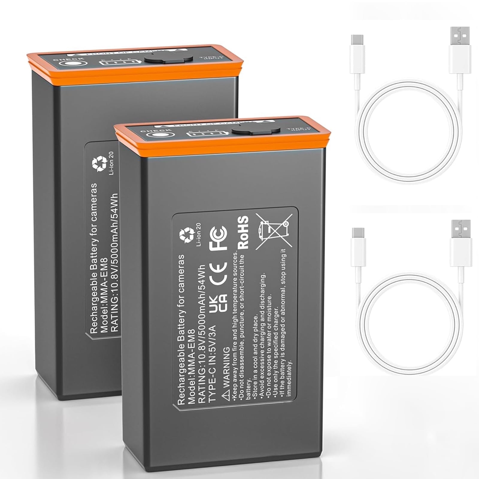 5000mAh Replacement for Power Mag Edge Battery Pack Compatible with ...