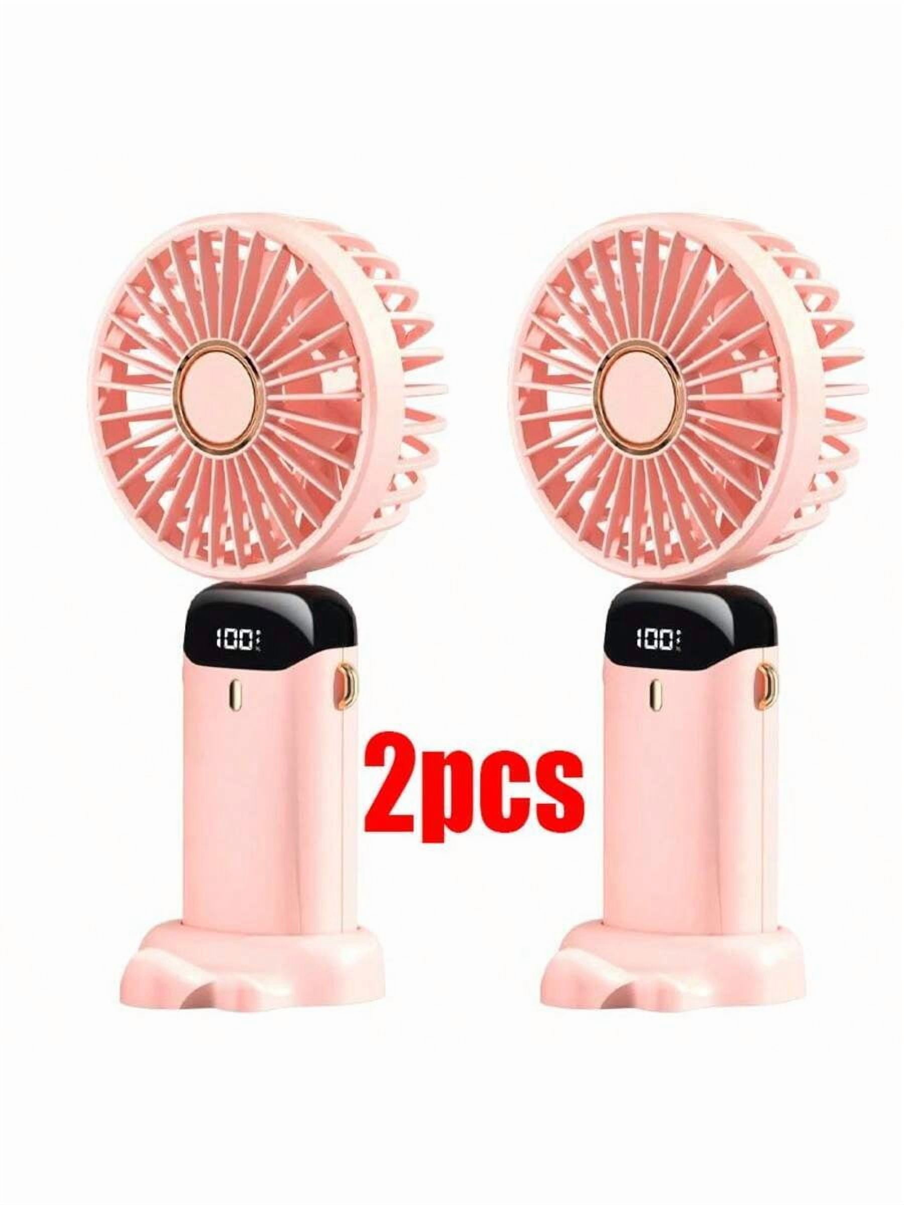 5000mAh Handheld Mini Fan Foldable Portable Neck Hanging Fans 5 Speed ...