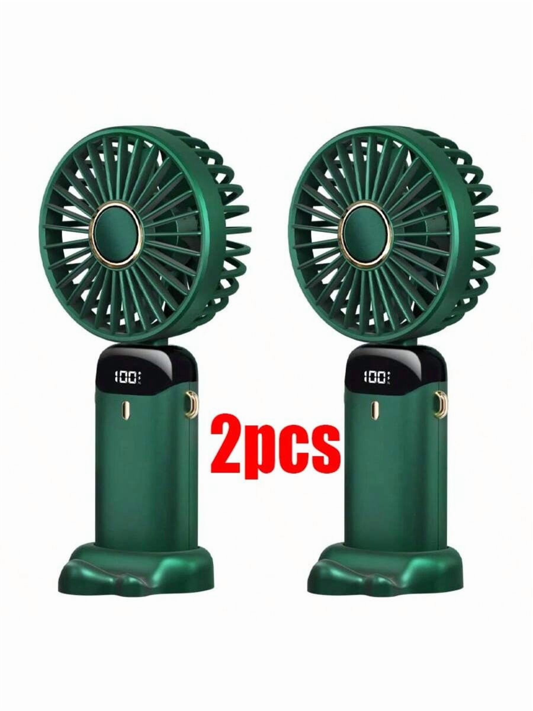 5000mAh Handheld Mini Fan Foldable Portable Neck Hanging Fans 5 Speed ...