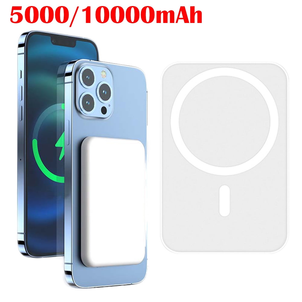 5000mAh Magnetic Wireless Portable Charger, Portable Wireless Power ...