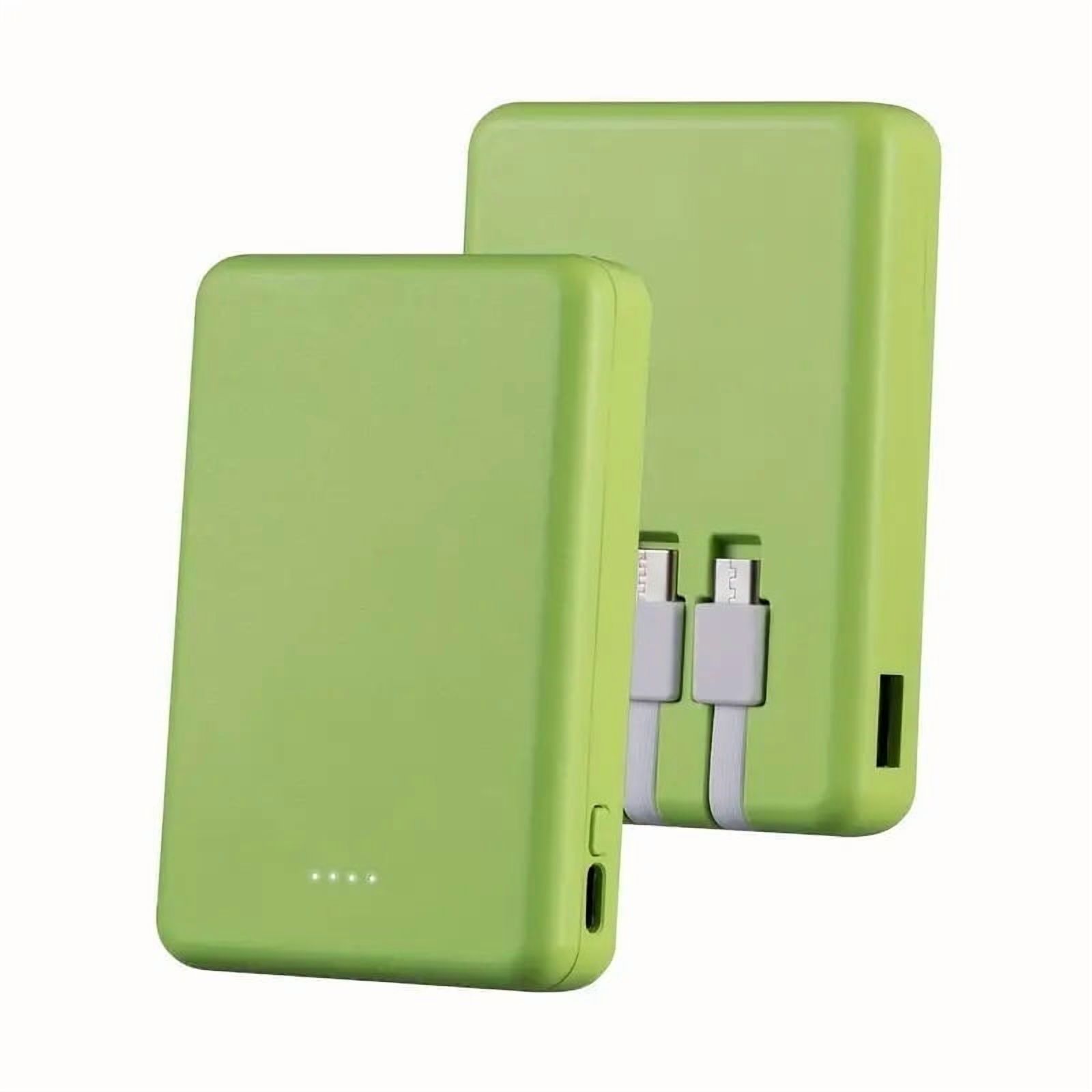 5000mAh Mini Portable Power Bank - with Type-C and USB-A ports for fast ...