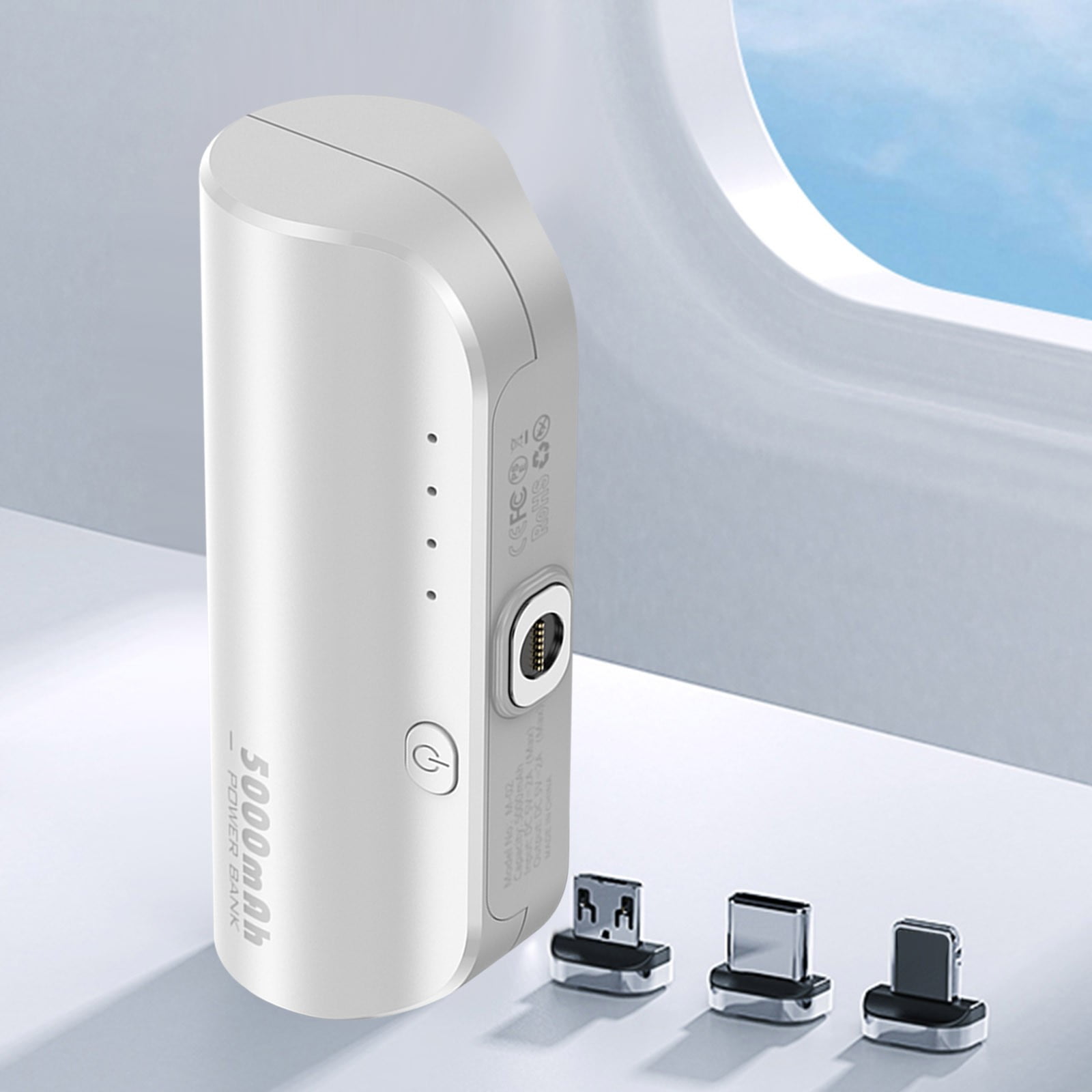 5000mAh Power Bank under $5! Yrmaups 5000mAh Portable Charger, Magnetic ...