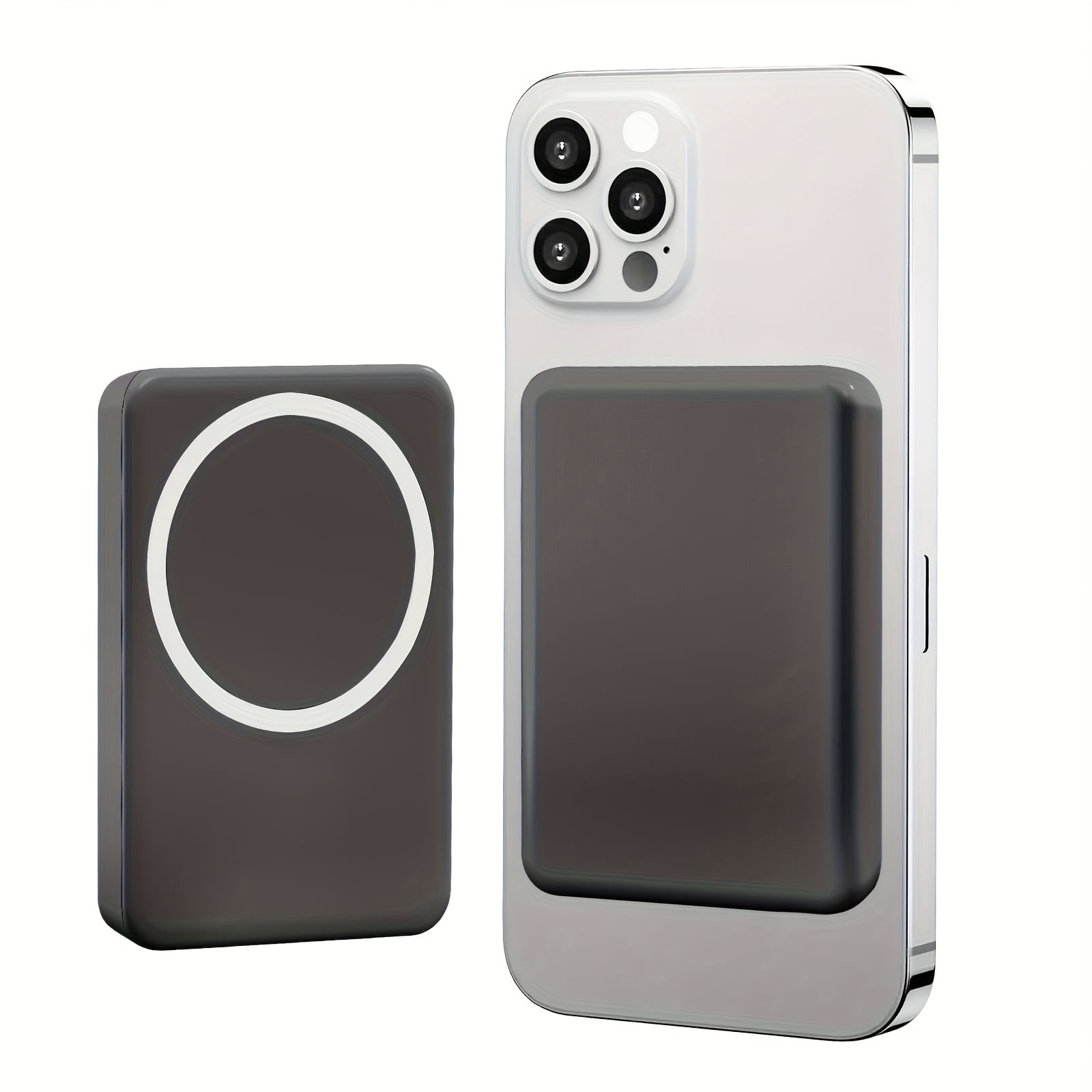 5000mAh Wireless Magnetic Power Bank | 0.55 Inch Slim, Strong Magnetic ...