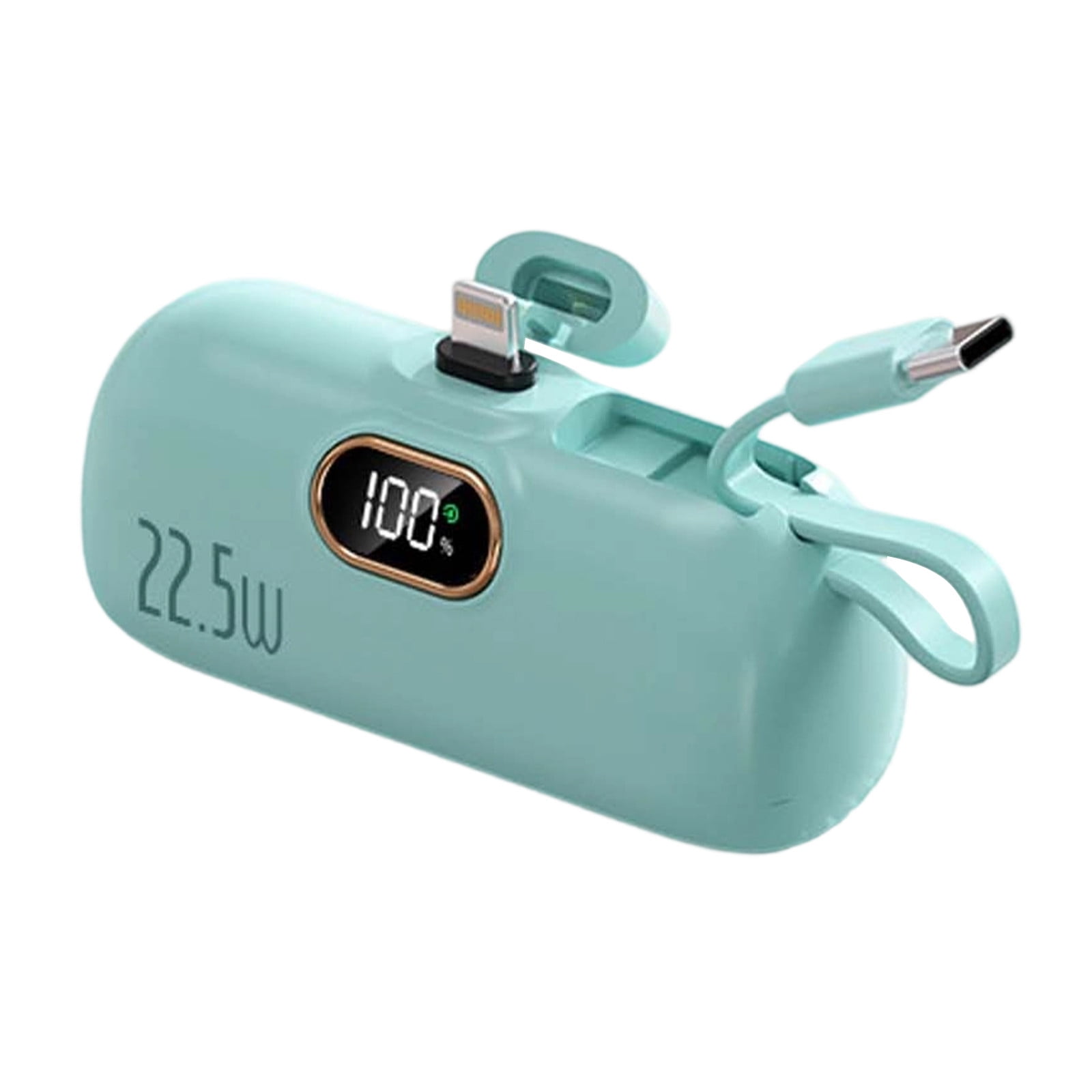 5000mah Mini Portable Charger & USB C Double Directional Fast Charging ...