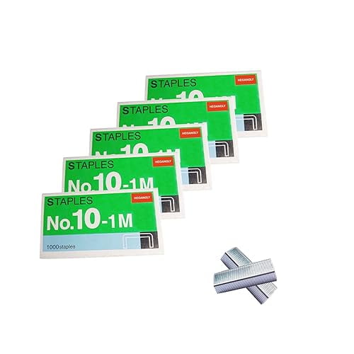 5000pcs No.10 Staples, for Max HD-10D,Swingline Tot Mini Stapler, and ...