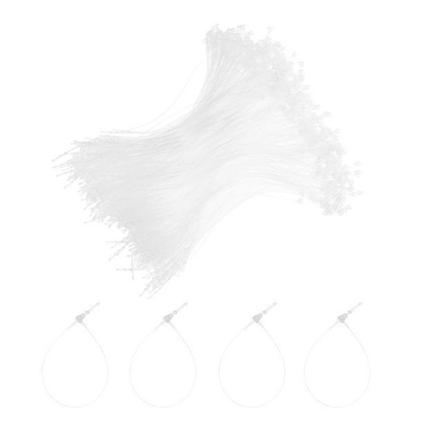 5000pcs Plastic Tag Ties Fastener 7 Inch Security Loop Tie Pins Hang ...