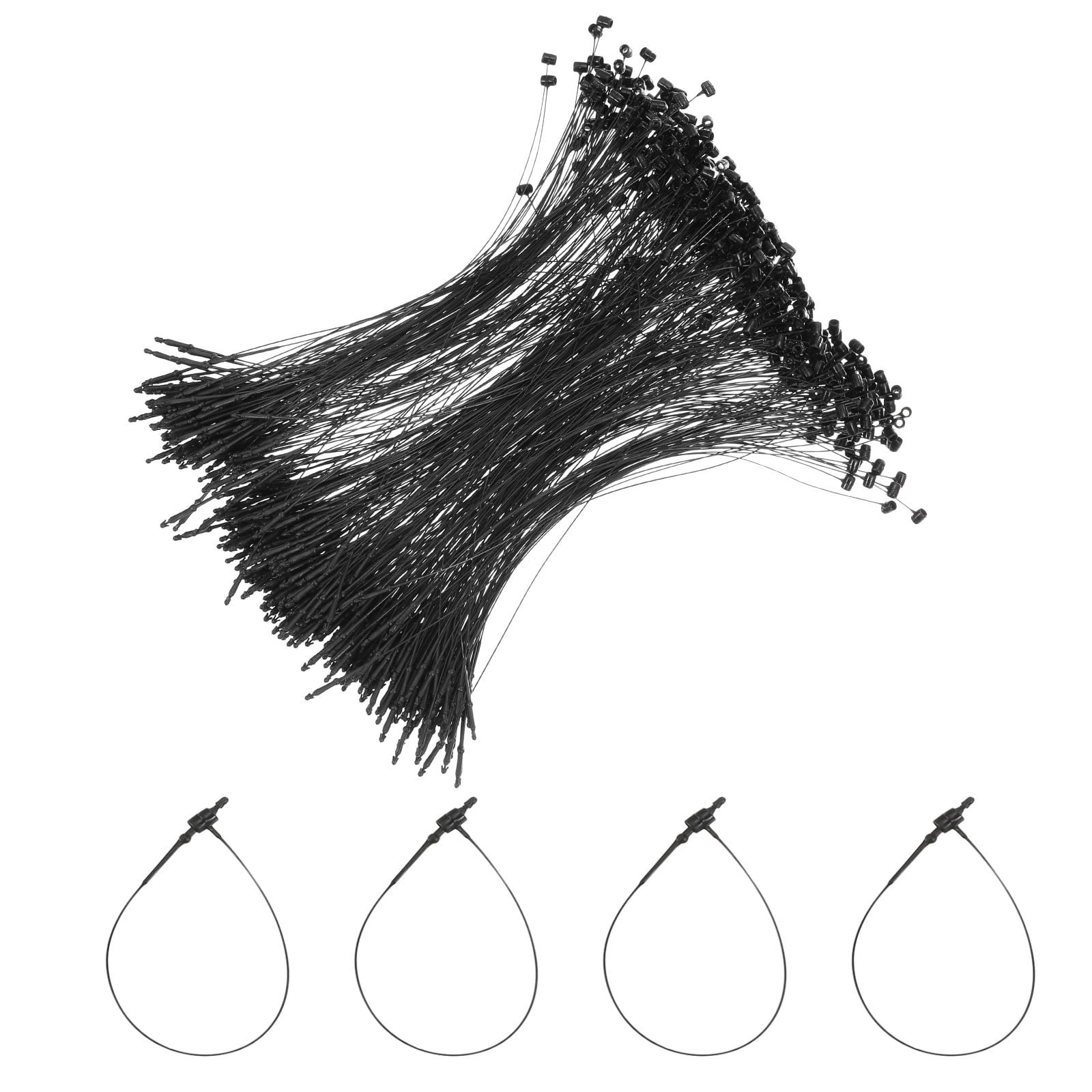 5000pcs Plastic Tag Ties Fastener 9 Inch Security Loop Tie Round Hang ...