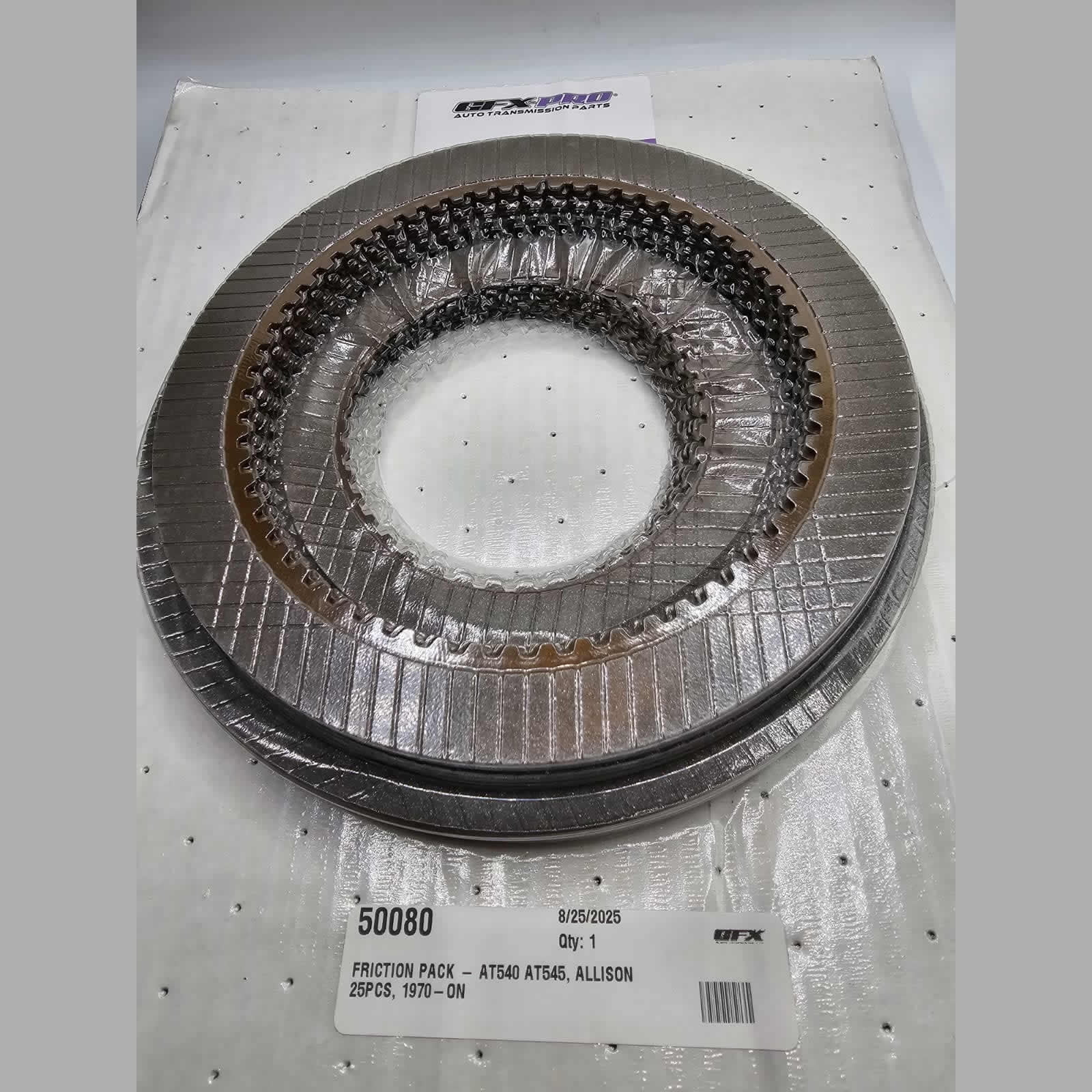 50080 Allison Transmission Friction Kit Pack AT540 AT545 25 Pcs 1970-On ...