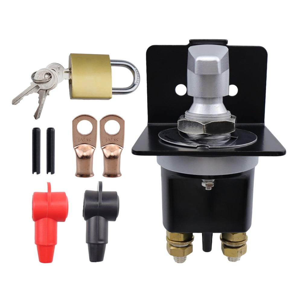 500A Battery Isolator Switch with Lock-Out Plate for Car Truck RV Boat ...