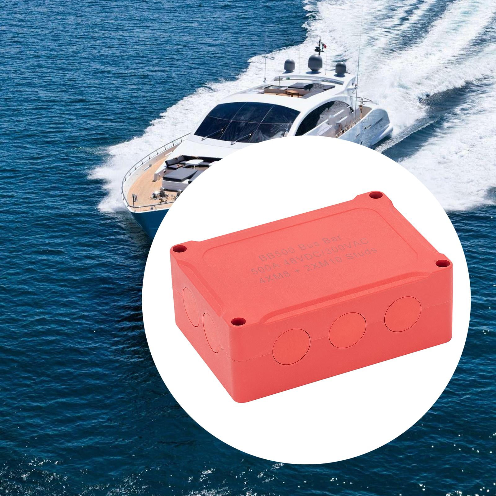 500A Marine Bus Bar, Power Distribution Terminal Block Busbar Box ...