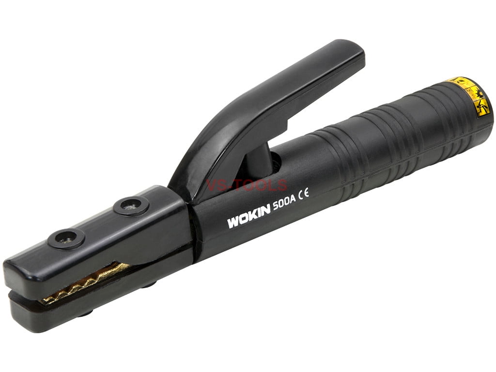 500Amp Stick Welding Electrode Stick Holder Brass Jaw Ergonomic Handle ...