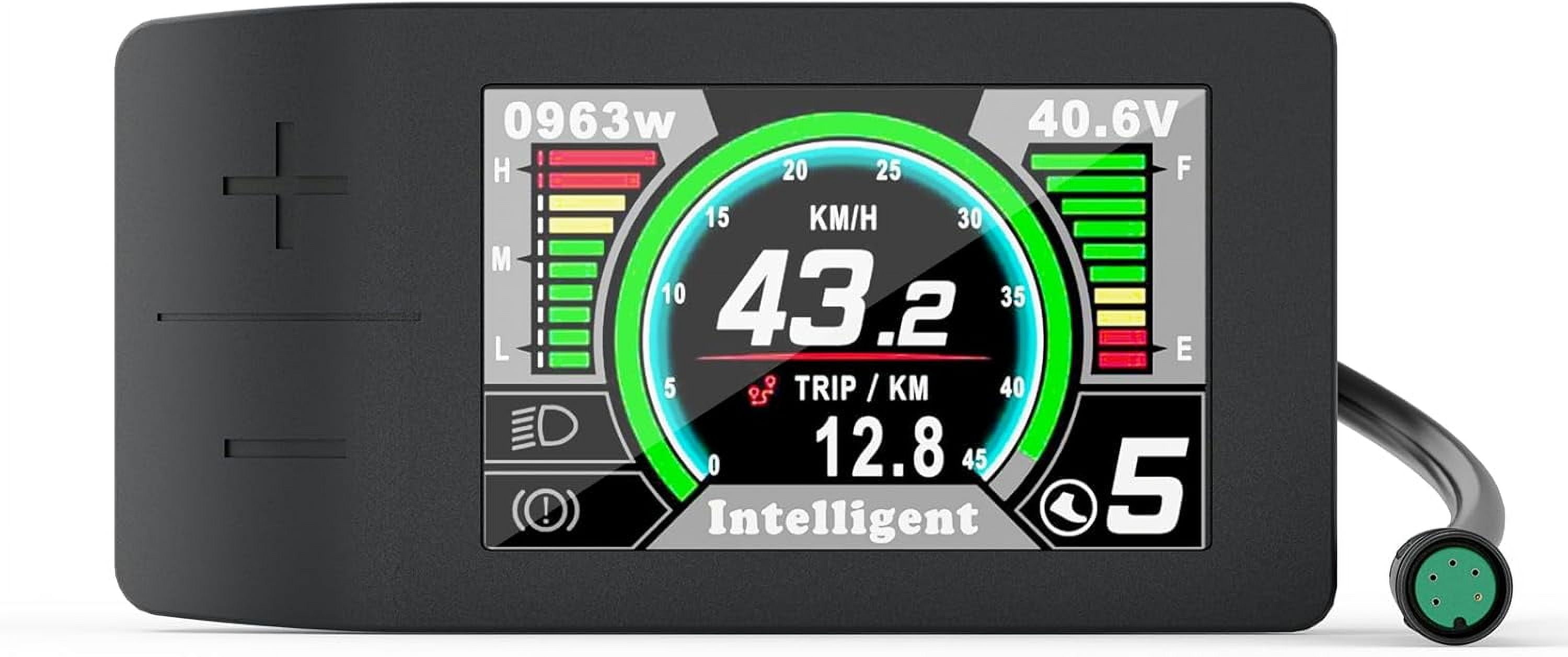 500C E-Bike Display for BAFANG Mid Motors - Compatible with BBS01 BBS02 BBS-HD Electric Bike ...