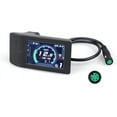 500C EBike Display: 2.2" Ebike Screen for BAFANG BBS01B BBS02B HD Mid Motor with 0-9 PAS Levels ...