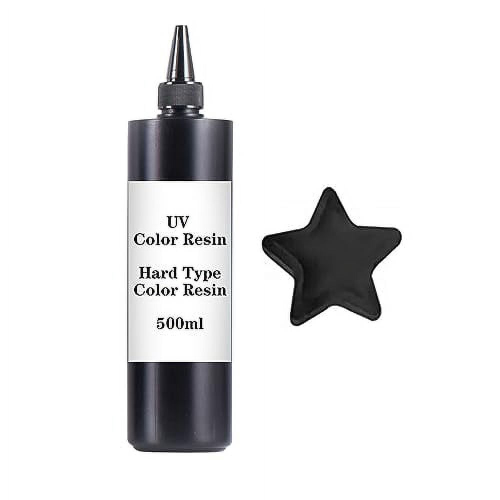 500G Black UV Resin-Upgrade Quick Cure! Hard Type Color Resin, UV Glue ...