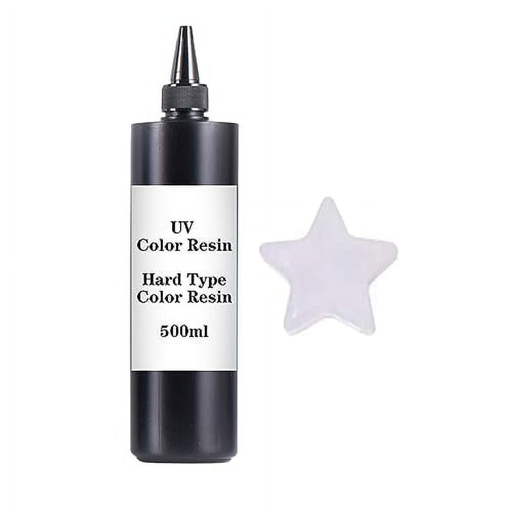 500G White UV Resin-Upgrade Quick Cure! Hard Type Color Resin, UV Glue ...
